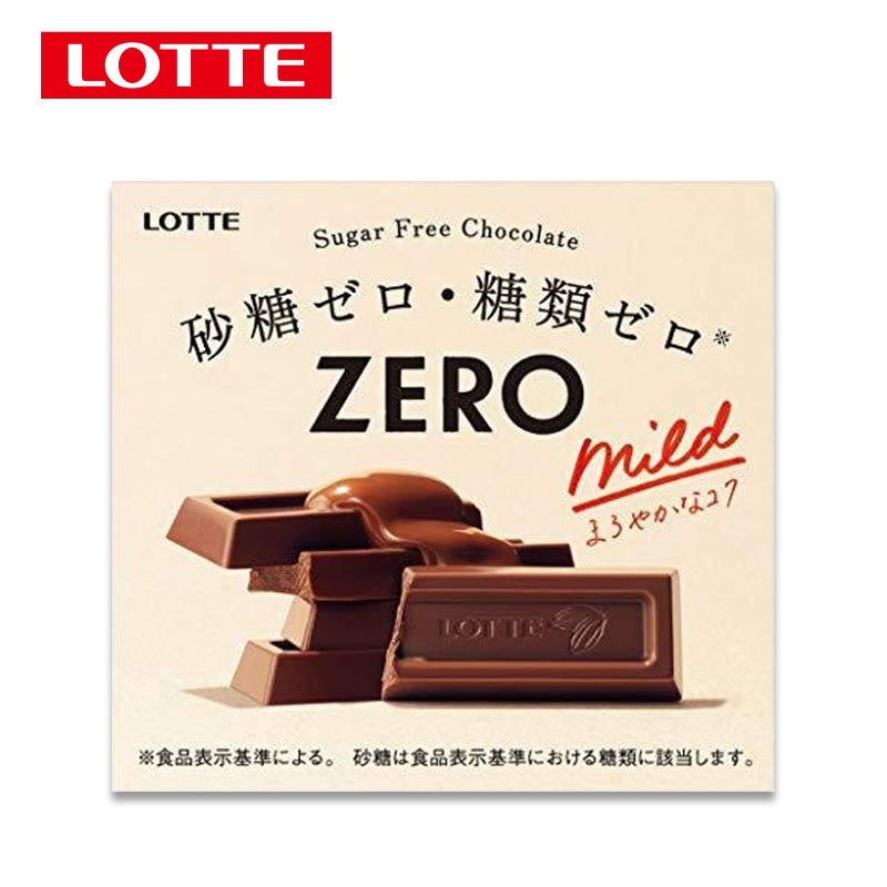 LOTTE ZERO Sugar-Free Chocolate 50 g x 10 pcs